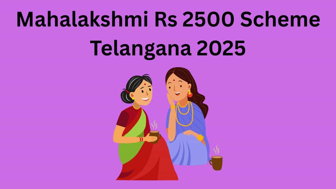Mahalakshmi Rs 2500 Scheme Telangana 2026, Application Form Details